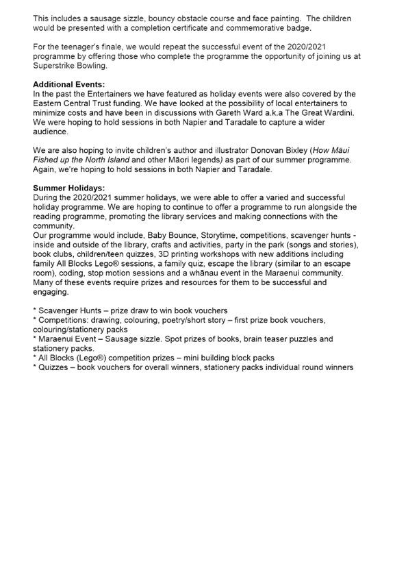 Agenda of Napier People and Places Committee - Thursday, 1 July 2021