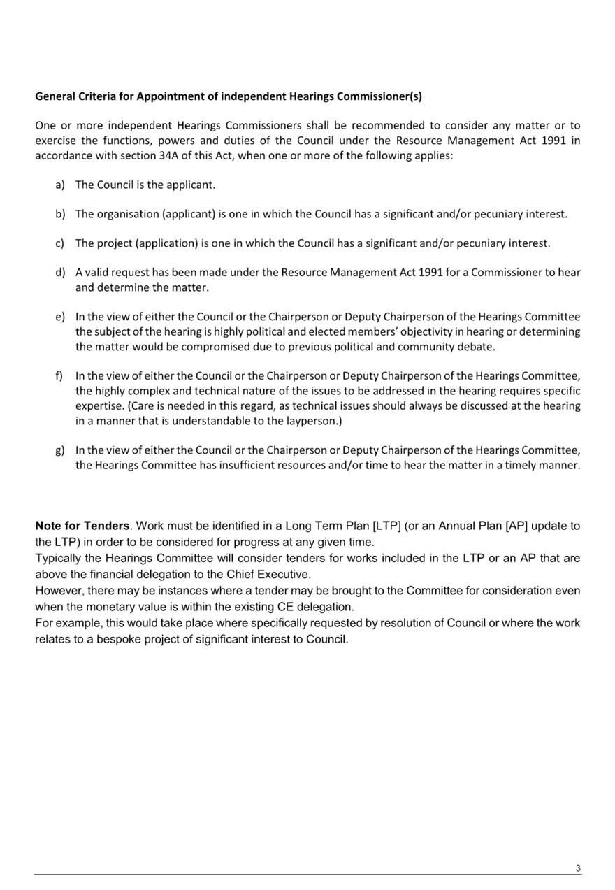 Agenda of Hearings Committee (Resource Consent Hearing) - Tuesday, 16 ...
